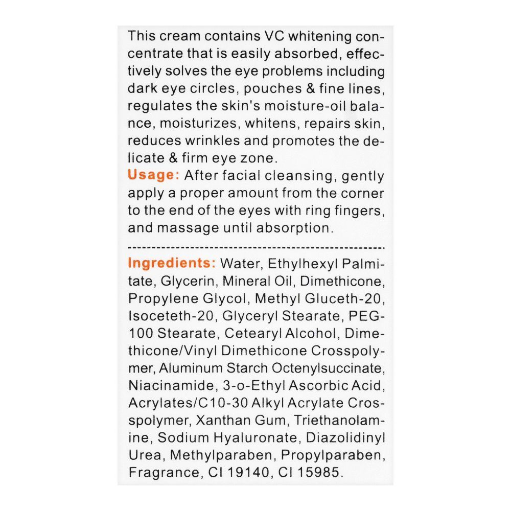 Order Disaar Vitamin C Whitening Eye Cream, 25ml Online at Special ...