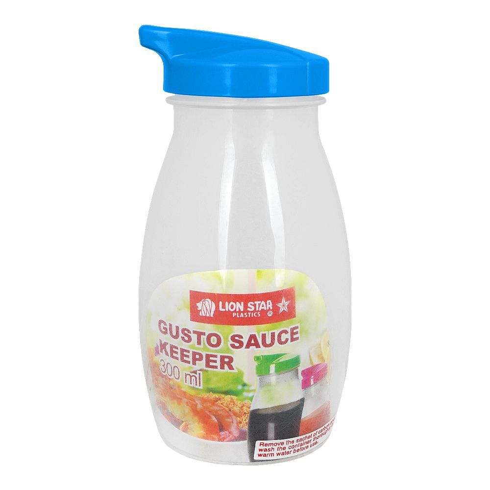 Purchase Lion Star Plastic Gusto Sauce Keeper, 300ml Capacity, Blue, TS ...