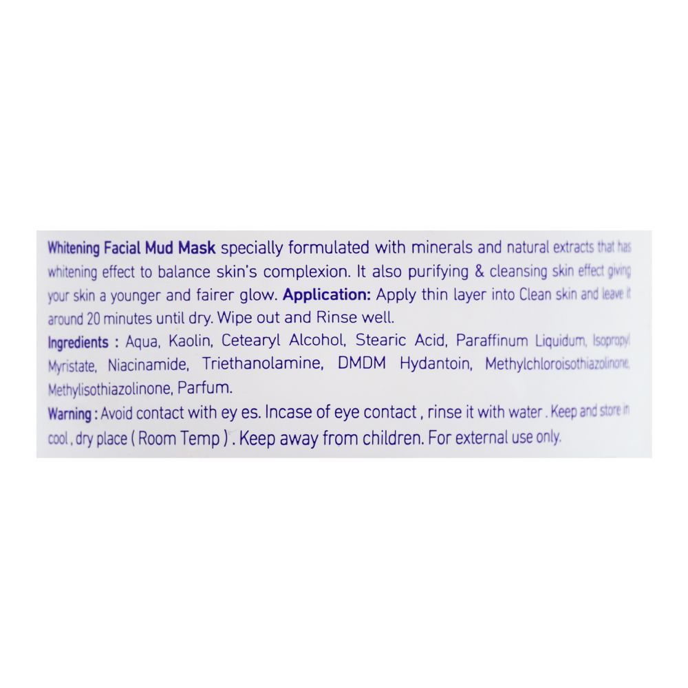 Order Silky Cool Extra Whitening Mint Facial Mud Face Mask, All Skin ...