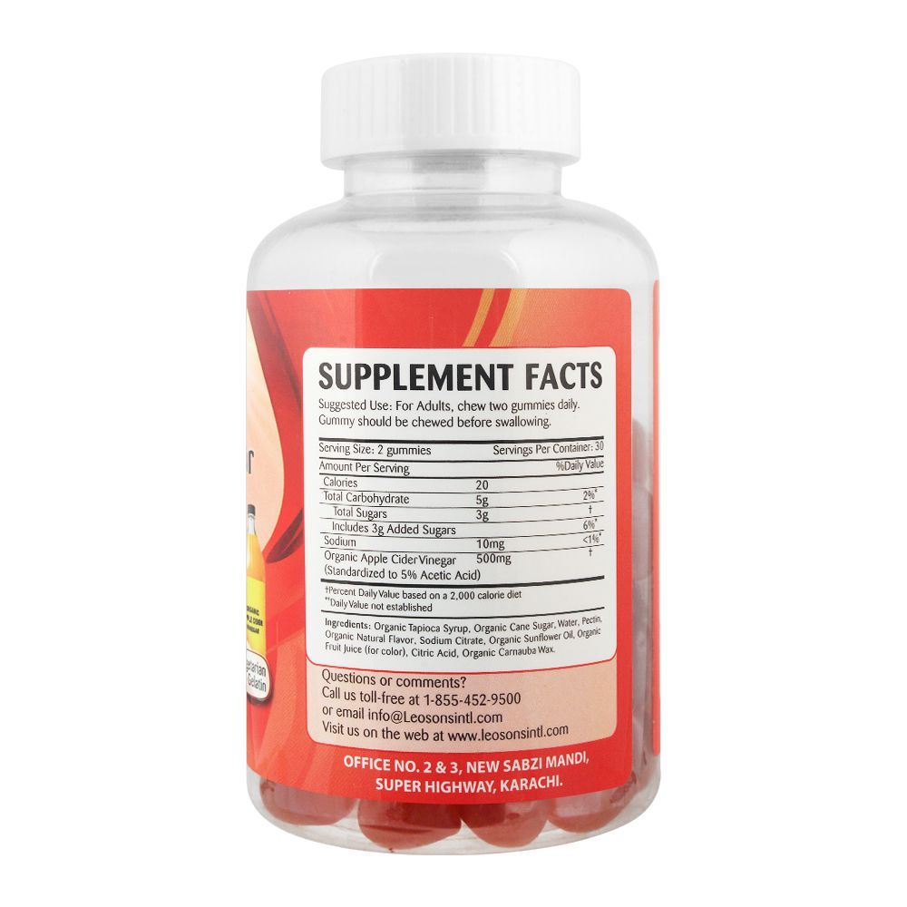 Buy Amerix Organic Apple Cider Vinegar, Dietary Supplement, 60 Adult ...