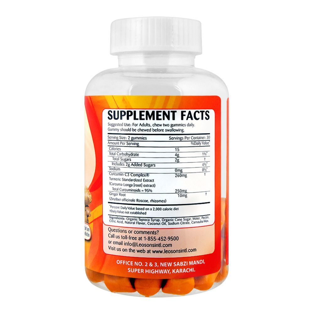 Buy Amerix Turmeric Ginger, Dietary Supplement, 60 Adult Gummy Vitamins ...