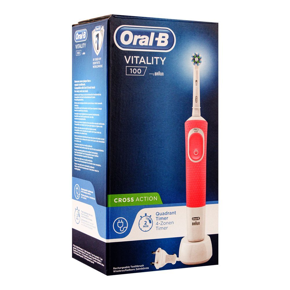 Buy Braun Oral-B Vitality 100 Cross Action Rechargeable Electric ...