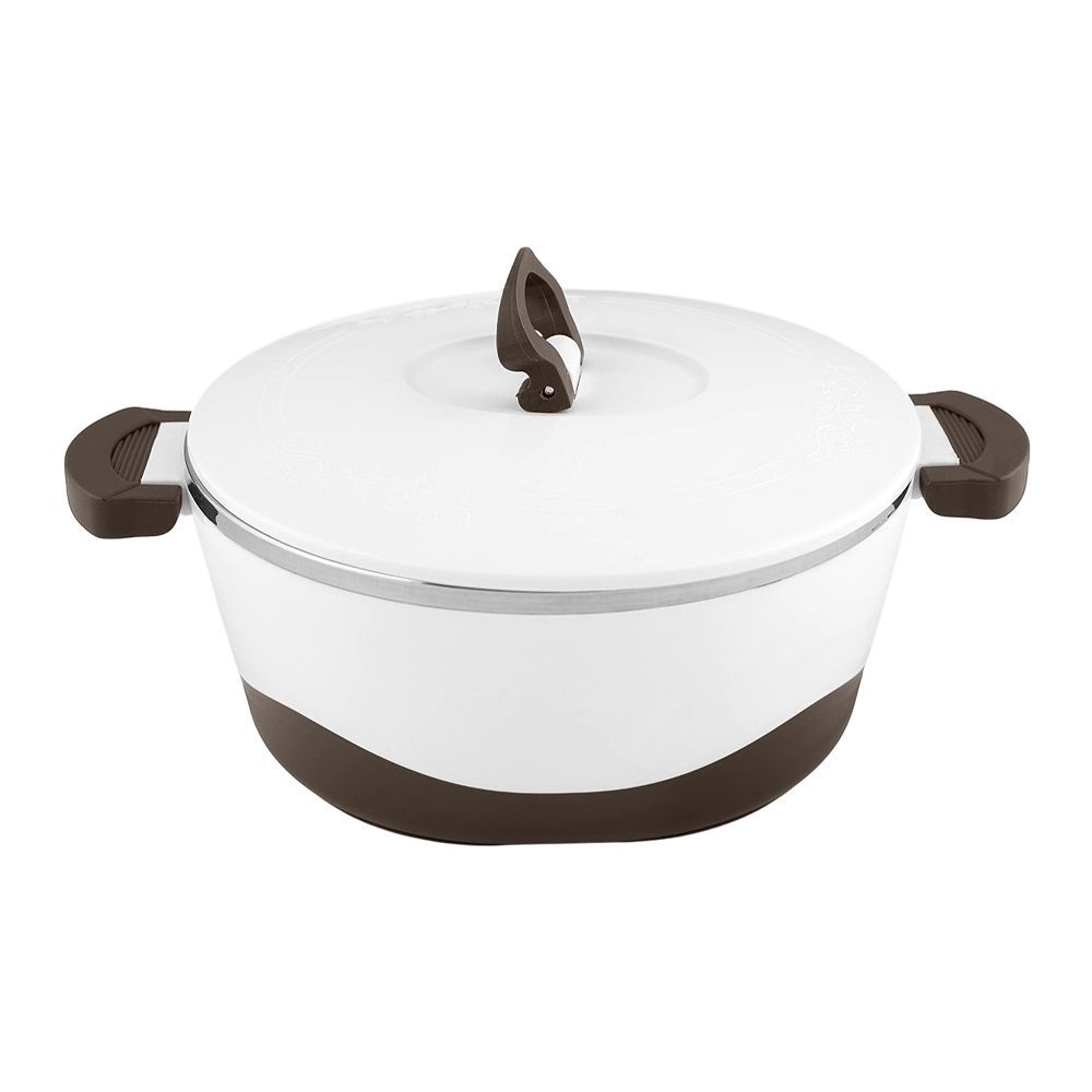 Happy Ware Hot Pot with Lock Lid, 1800ml, Brown, SU-631
