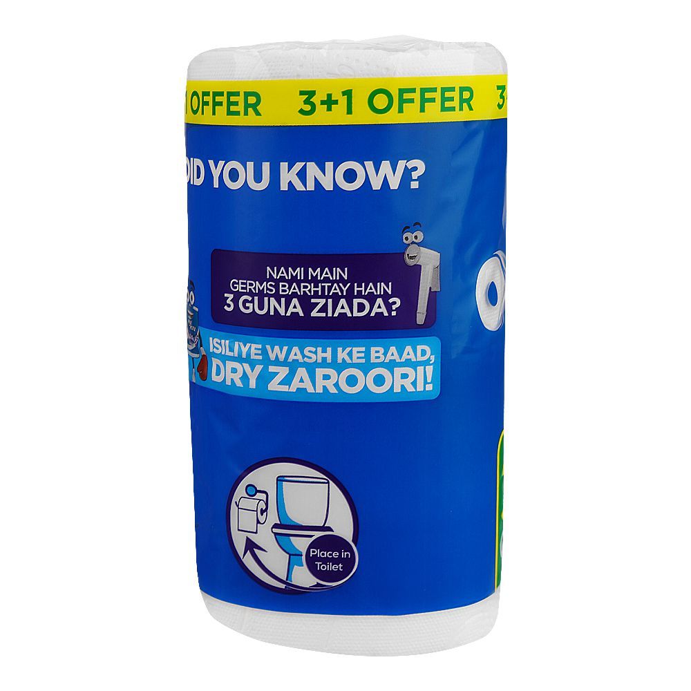 Buy Rose Petal Maxob Toilet Roll Tissue, 3+1 Offer Pack Online at Best ...