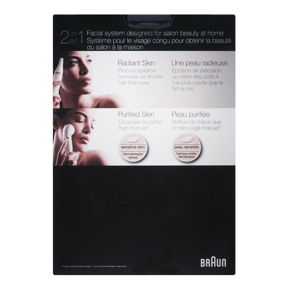 Purchase Braun Face Spa Pro 2-In-1 Epilator, White, 910 Online at Best ...