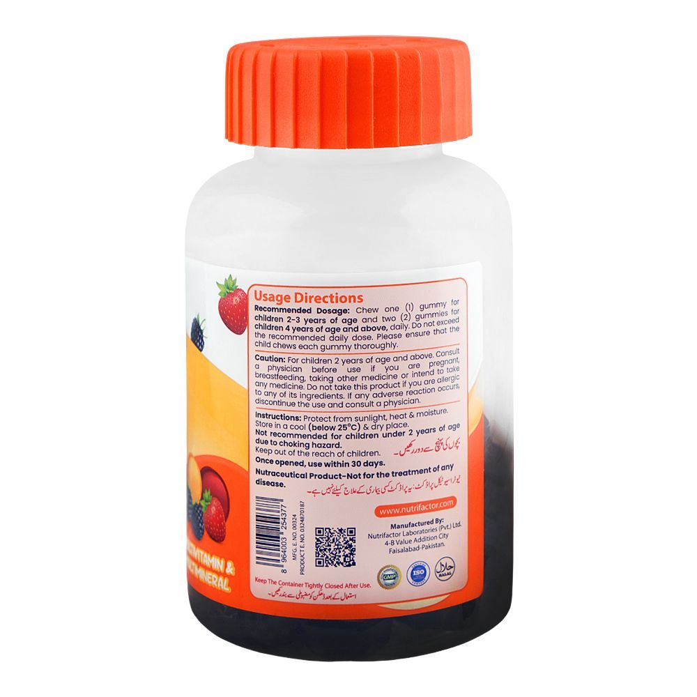 Order Nutrifactor Bio Grow Multivitamin Food Supplement Gummies, 30 ...