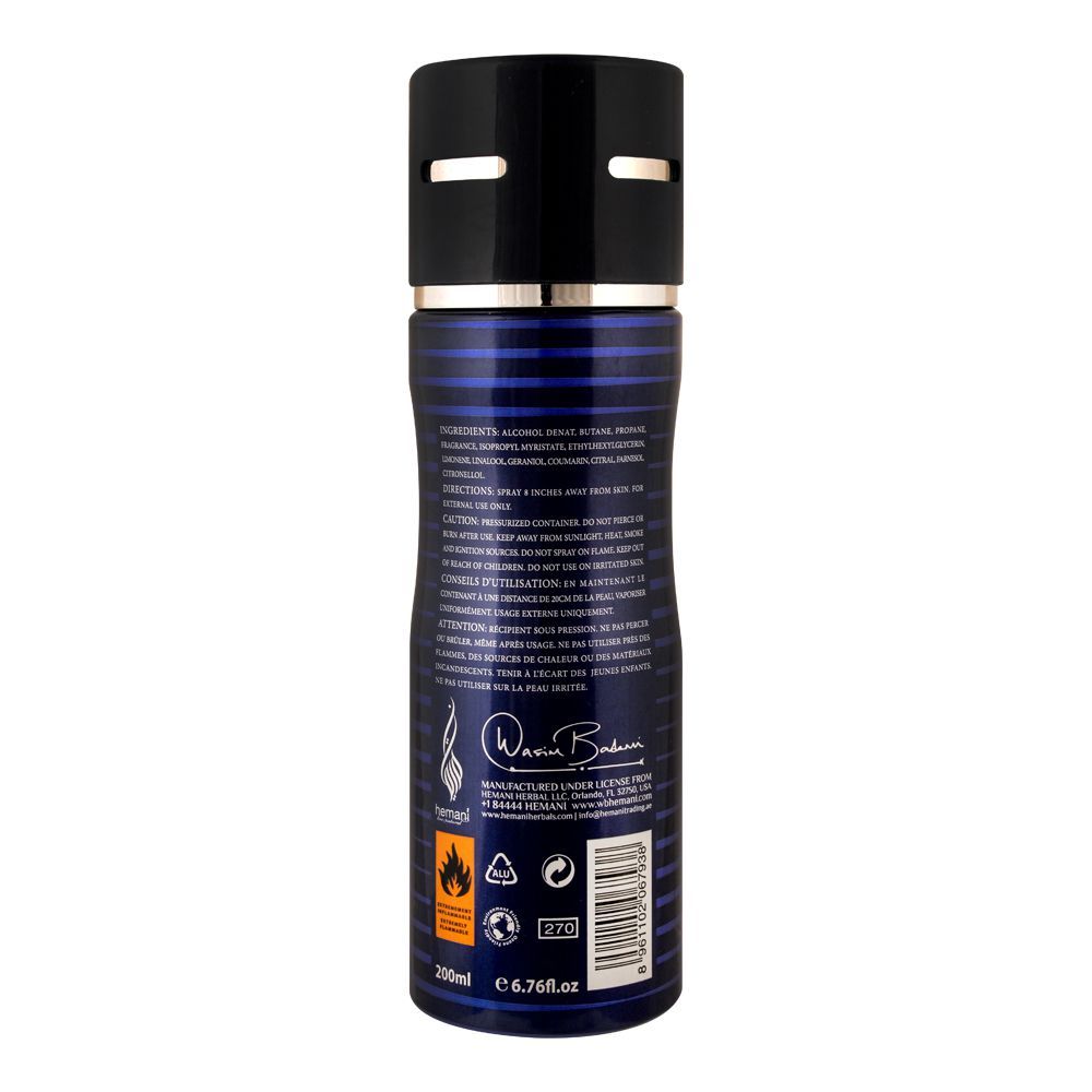 Buy Hemani Wasim Badami Impetus Deodorant Body Spray, For Men, 200ml ...