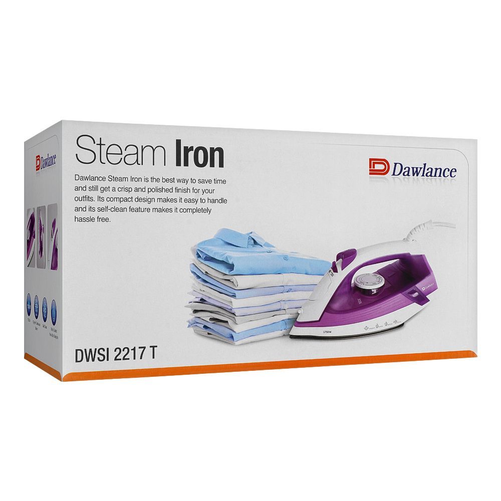Buy Dawlance Steam Iron, 1750W, DWS-2217 T Online at Best Price in ...