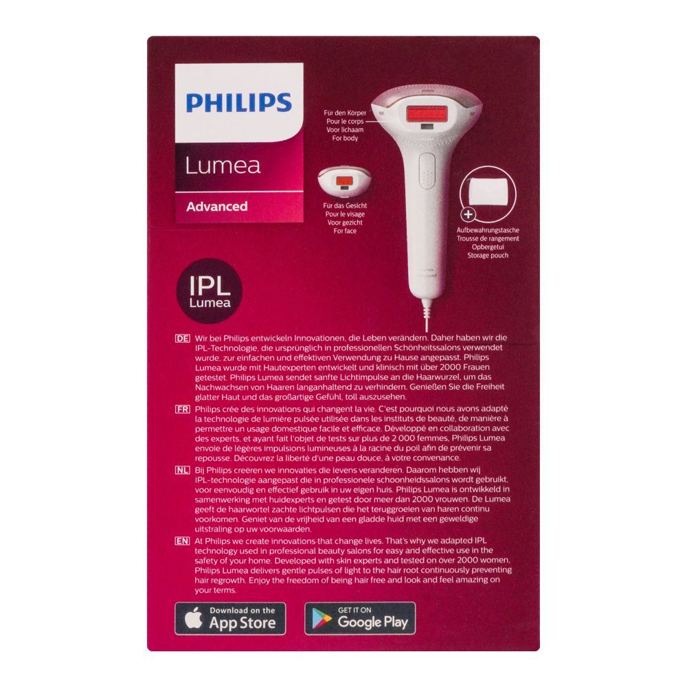 Purchase Philips Lumea Advanced Full Body & Face IPL Solution, BRI921 ...