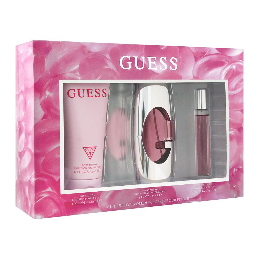 Buy Guess Gift Set For Women, Eau De Parfum 75ml + Body Lotion 200ml ...