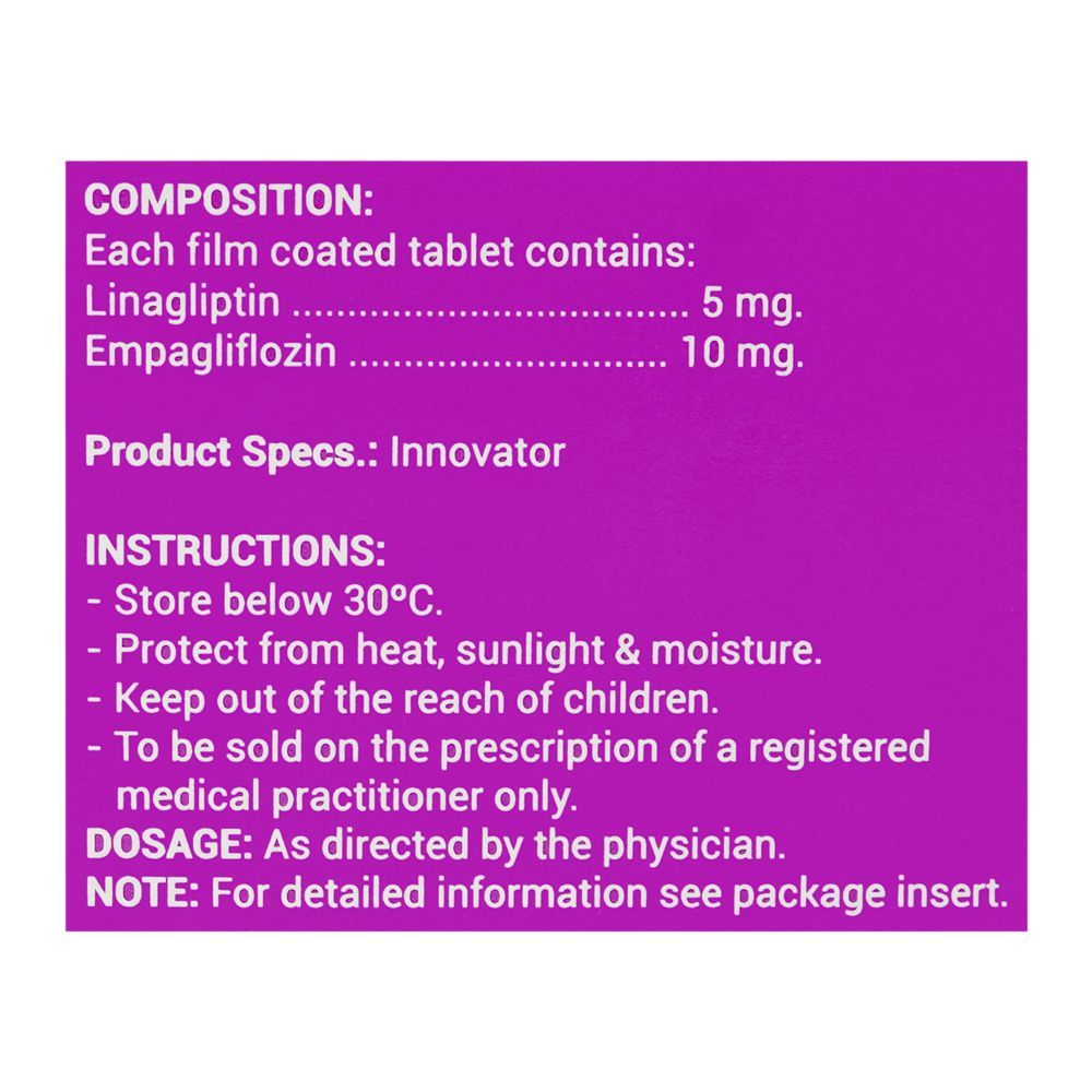 Linjardy Tablets 5/10mg, Box (14 Tablets)