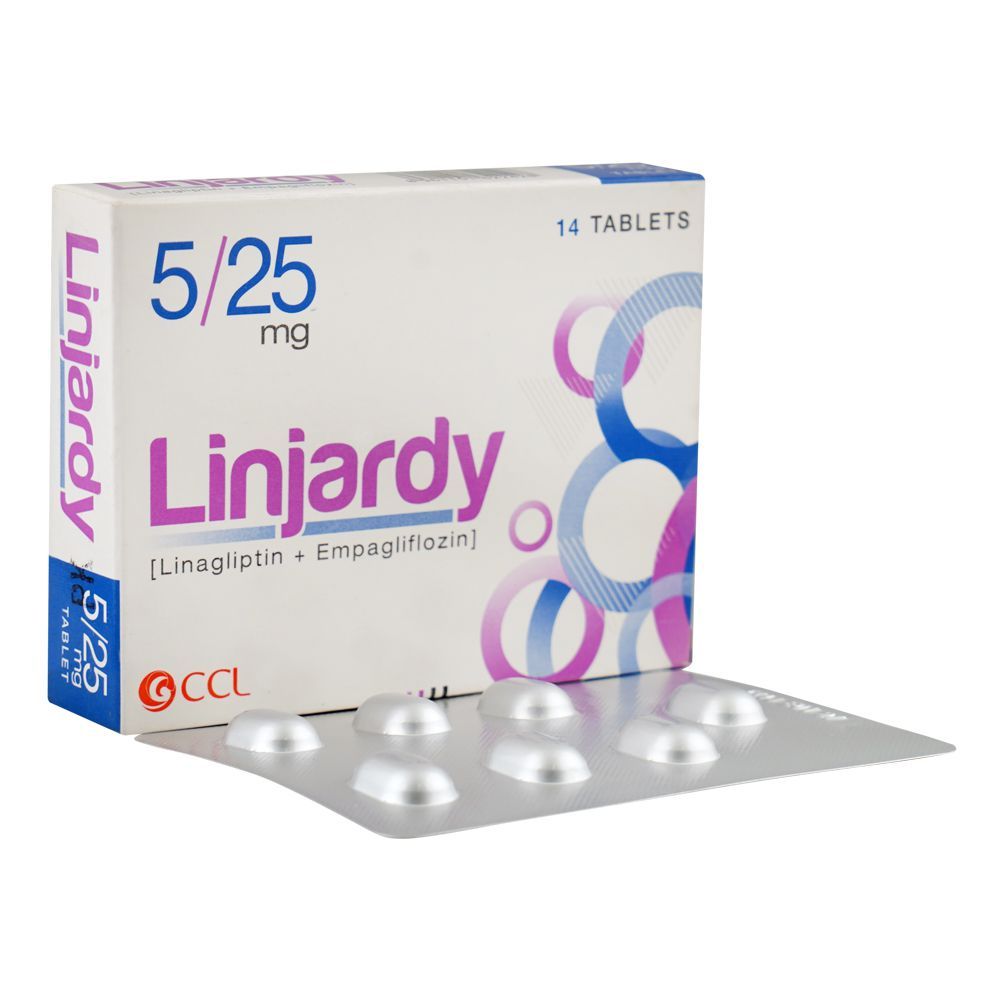 CCL Pharmaceuticals Linjardy Tablet, 5/25mg, 14-Pack
