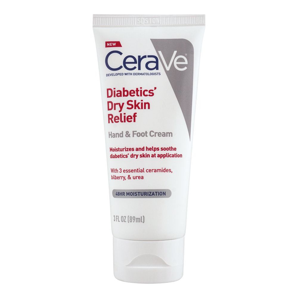 Purchase CeraVe Diabetics Dry Skin Relief Hand & Foot Cream, 89ml ...