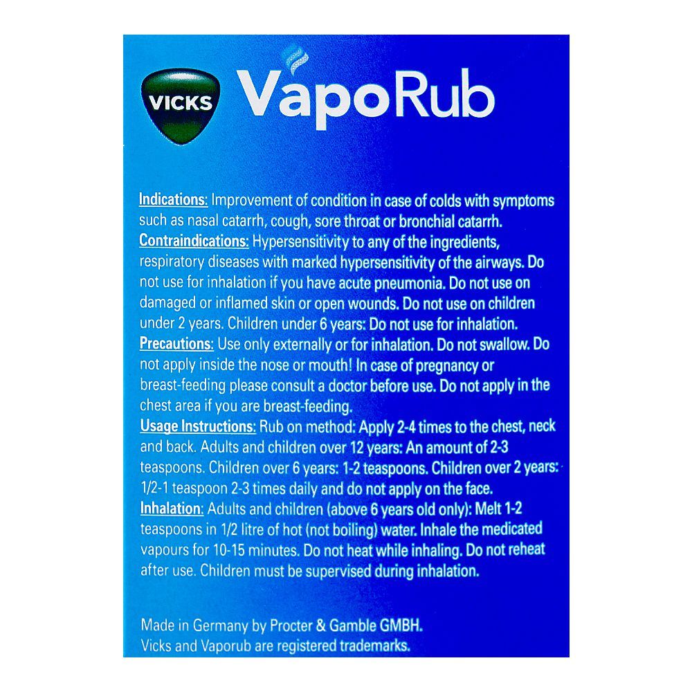 Order GSK Vicks Vapo Rub Ointment For Cold Relief, 100g Online at ...