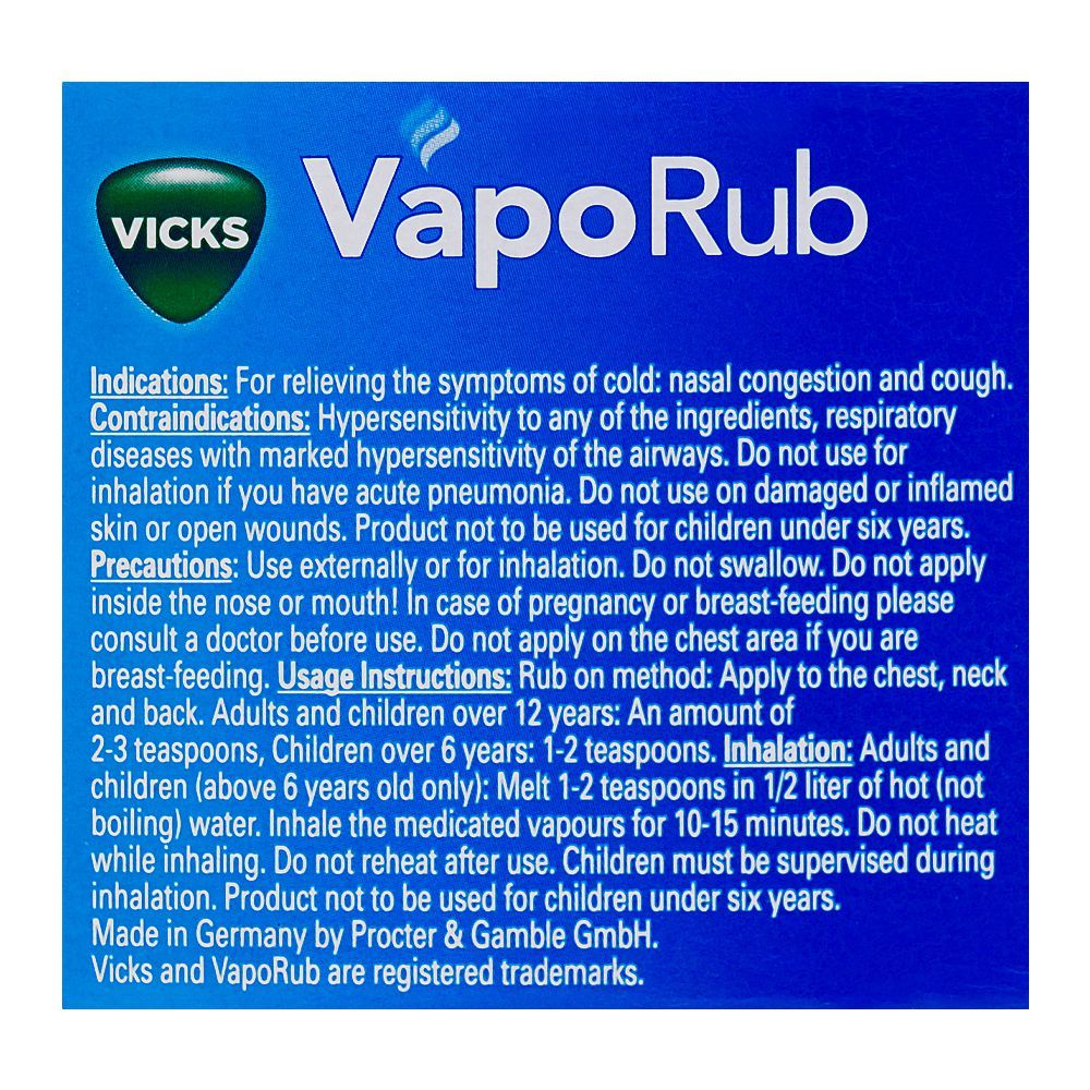 Order GSK Vicks Vapo Rub Ointment For Cold Relief, 50g Online at ...