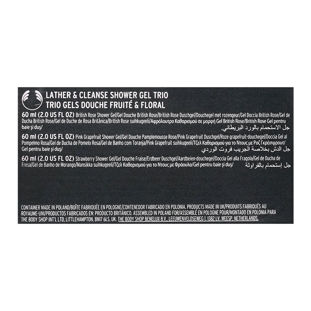 Purchase The Body Shop Lather & Cleanse Shower Gel Trio, 17204 Online ...