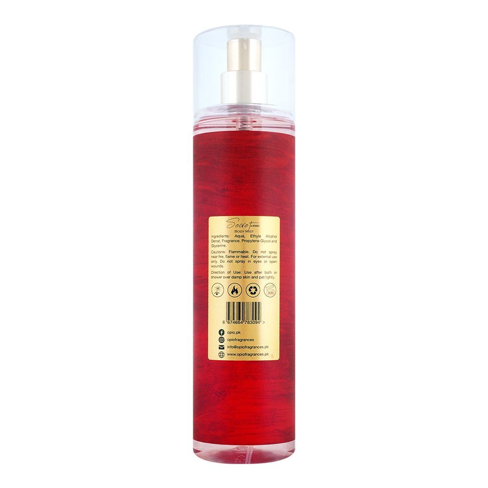 Buy Opio Secrret Kisses Body Mist, 250ml Online at Best Price in ...