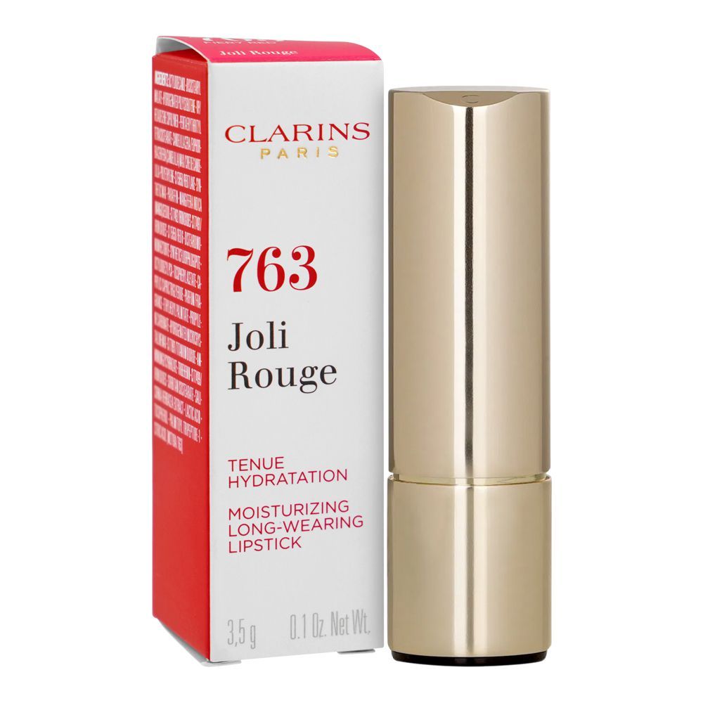 Buy Clarins Paris Joli Rouge Moisturizing Long-Wearing Lipstick, Tenue ...