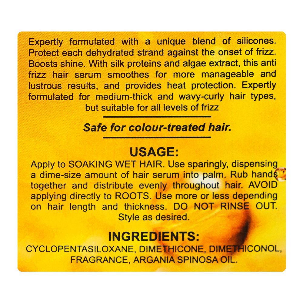 Purchase Hiba's Collection Frizz Ease Normal To Dry Hair Serum, For ...