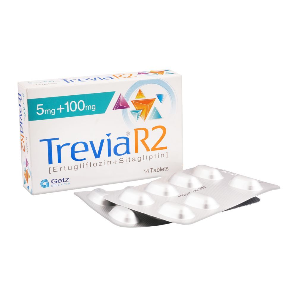 Purchase Getz Pharma Trevia R2 Tablet, 5mg + 100mg, 14-Pack Online at ...