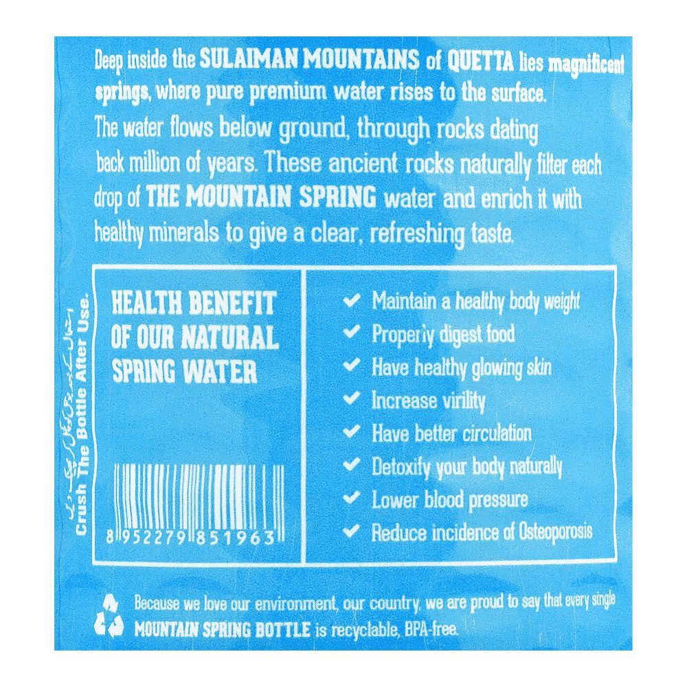 Buy The Mountain Spring Mineral Water, 500ml Online at Special Price in ...