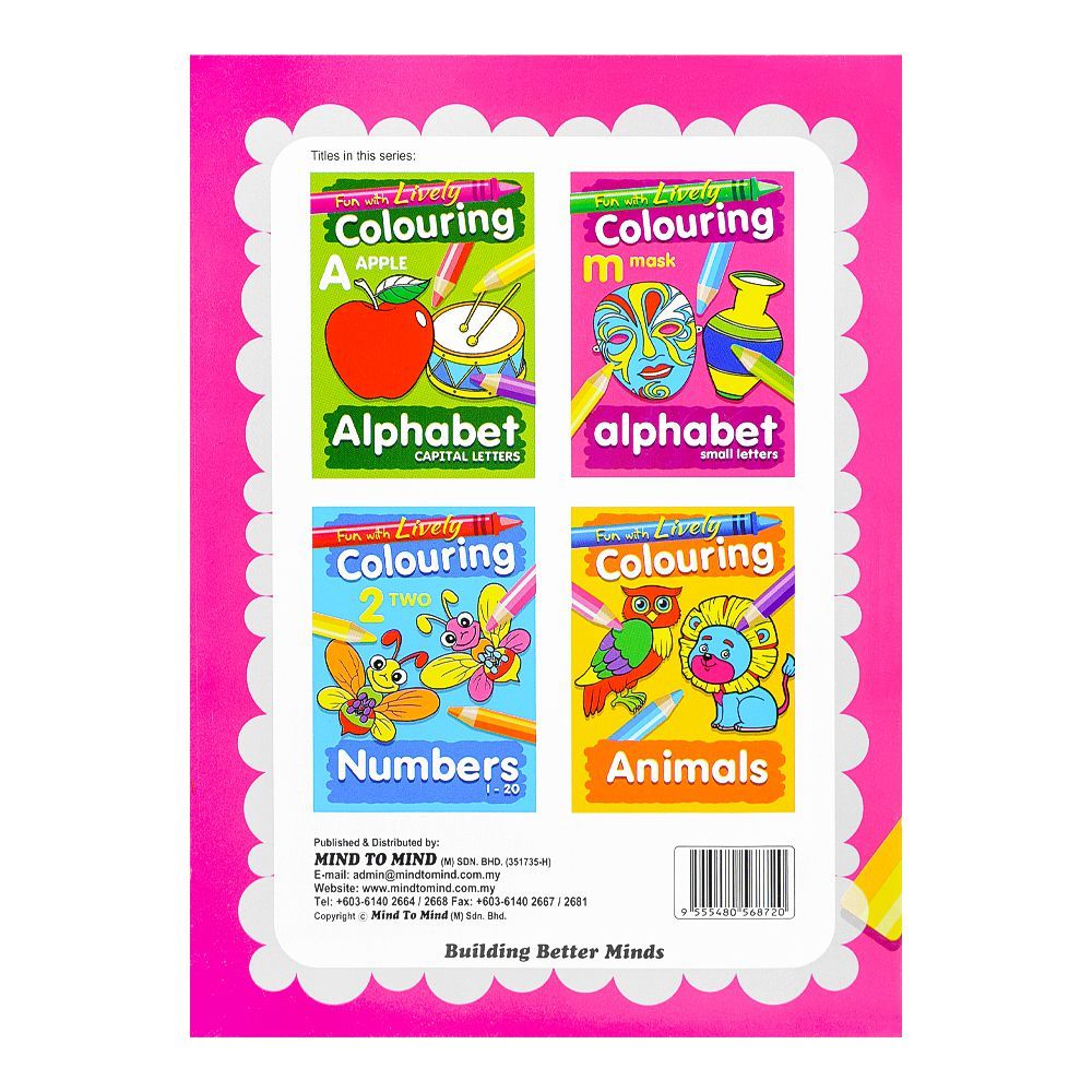 Buy Paramount Fun With Lively Coloring Mask, Alphabet Small Letters ...