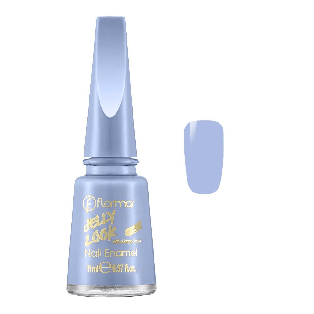 Purchase Flormar Jelly Look Nail Enamel, JL35, Crystal Blue, 11ml Online at Special Price in ...