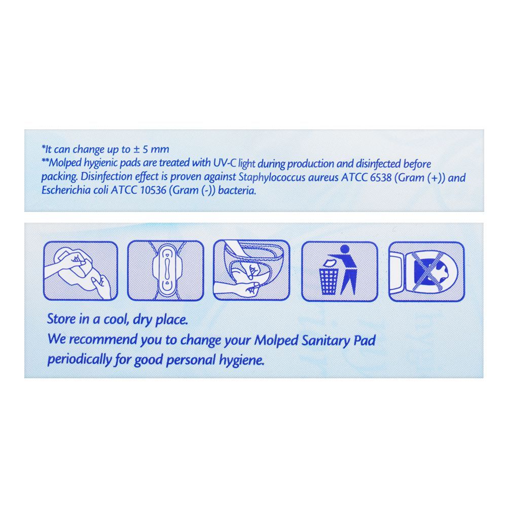 Buy Molped Maxi Thick Hygiene Shield Long, Value Pack 18-Pack Online at ...