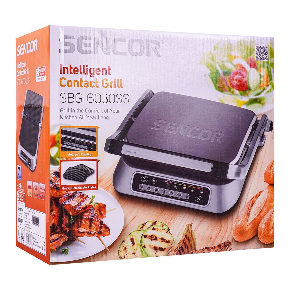 Order Sencor Intelligent Contact Grill, SBG-6030SS Online at Best Price ...