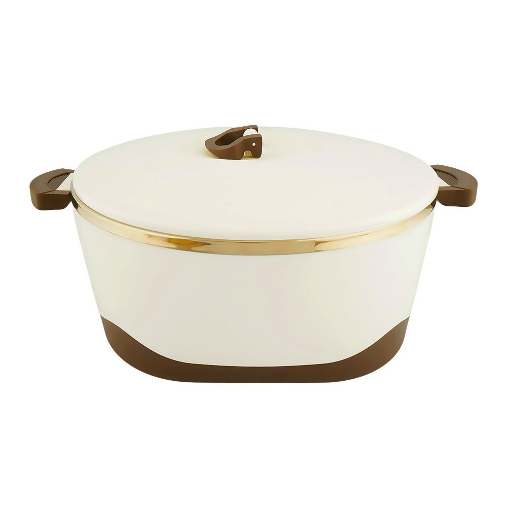 Happy Ware Hot Pot With Lockable Lid, 38 x 30 x 17cm, 6500ml, Beige, SU-633