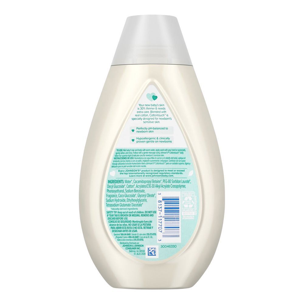 Order Johnson's Cotton Touch Newborn Wash & Shampoo, 400ml Online at ...