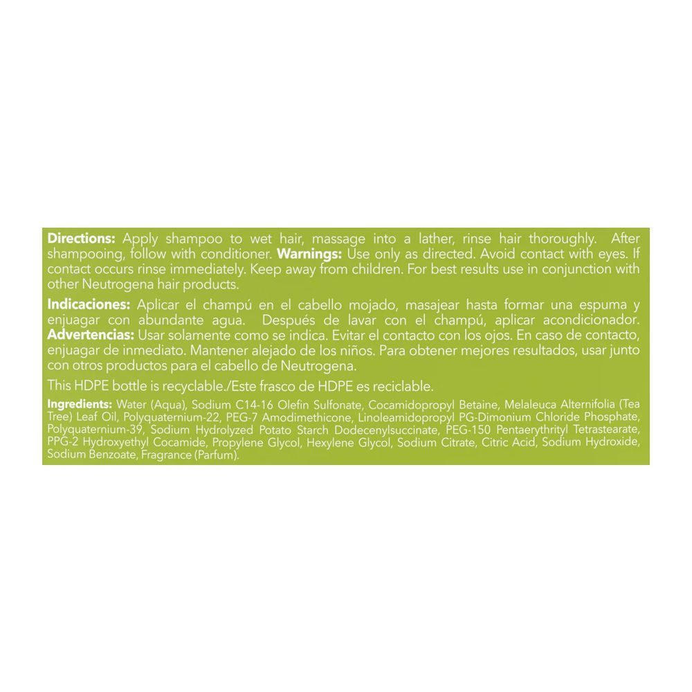 Buy Neutrogena Healthy Scalp Soothe & Calm Tea Tree Oil Shampoo, For ...