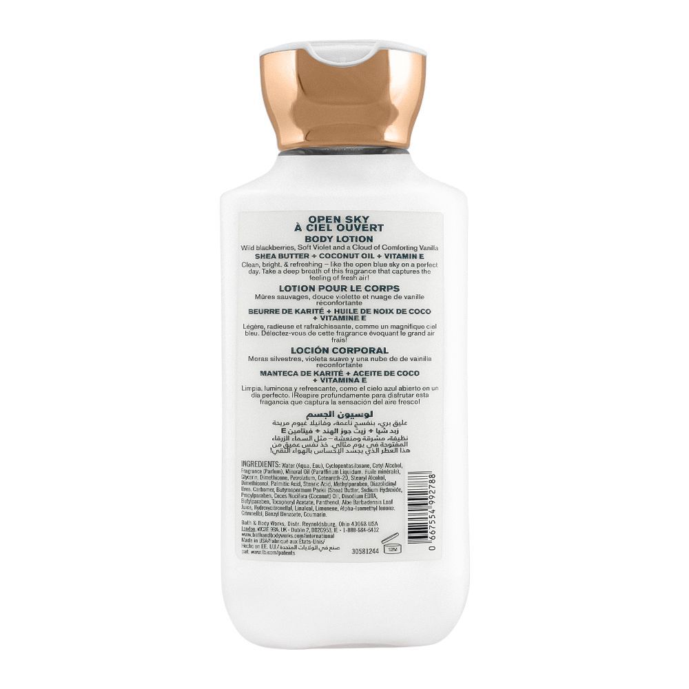 Buy Bath & Body Works Open Sky 24H Moisture Body Lotion, Shea Butter ...