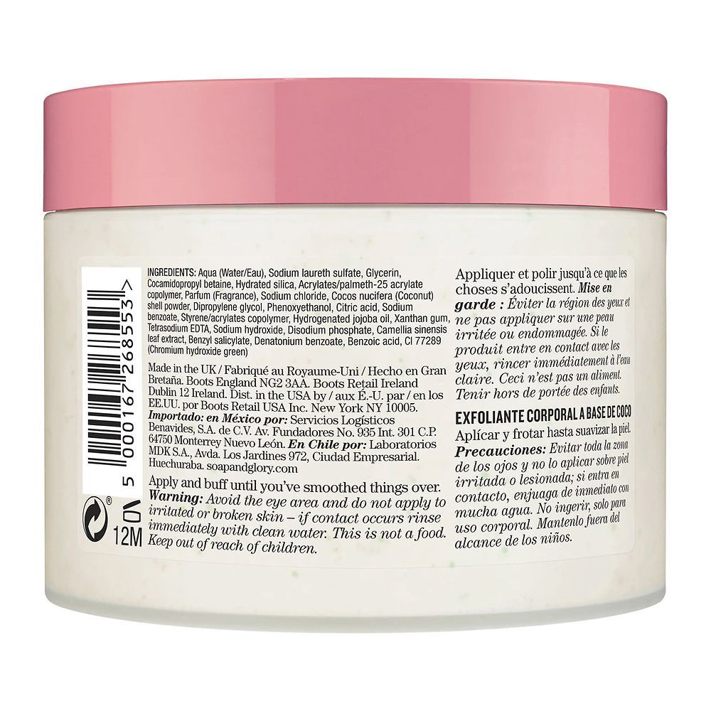 Buy Soap & Glory Buff And Ready Coconut Body Scrub, Scented With ...