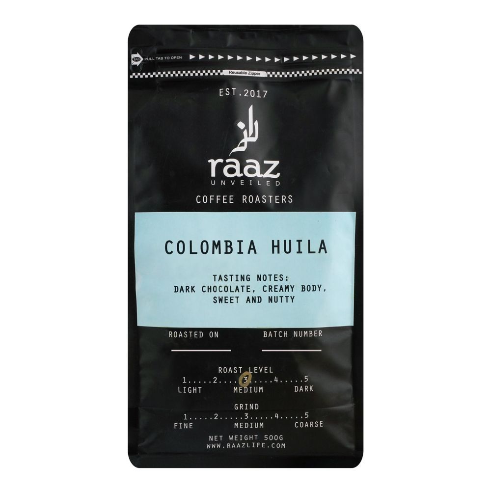 Buy Raaz Coffee Roasters Colombia Huila, 500g Online at Special Price ...