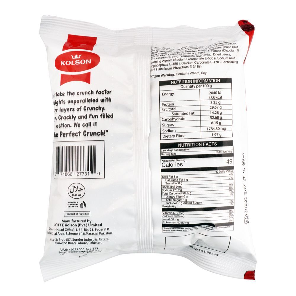 Order Kolson Folds Hot Sriracha Flavor Snacks, 16g Online at Special ...