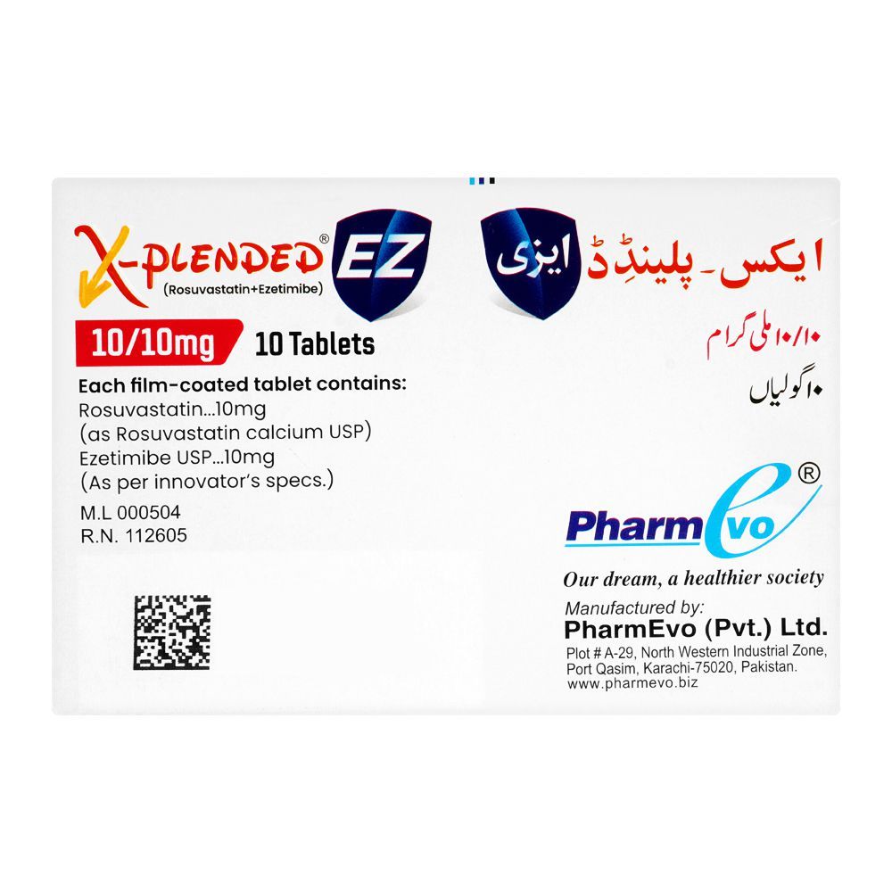 Purchase PharmEvo X-Plended EZ Tablet, 10mg/10mg, 10-Pack Online at ...