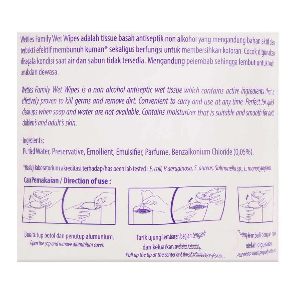 Purchase Mitu Baby Wetties Fresh Lemon Antiseptic Family Wet Wipes, 90 ...