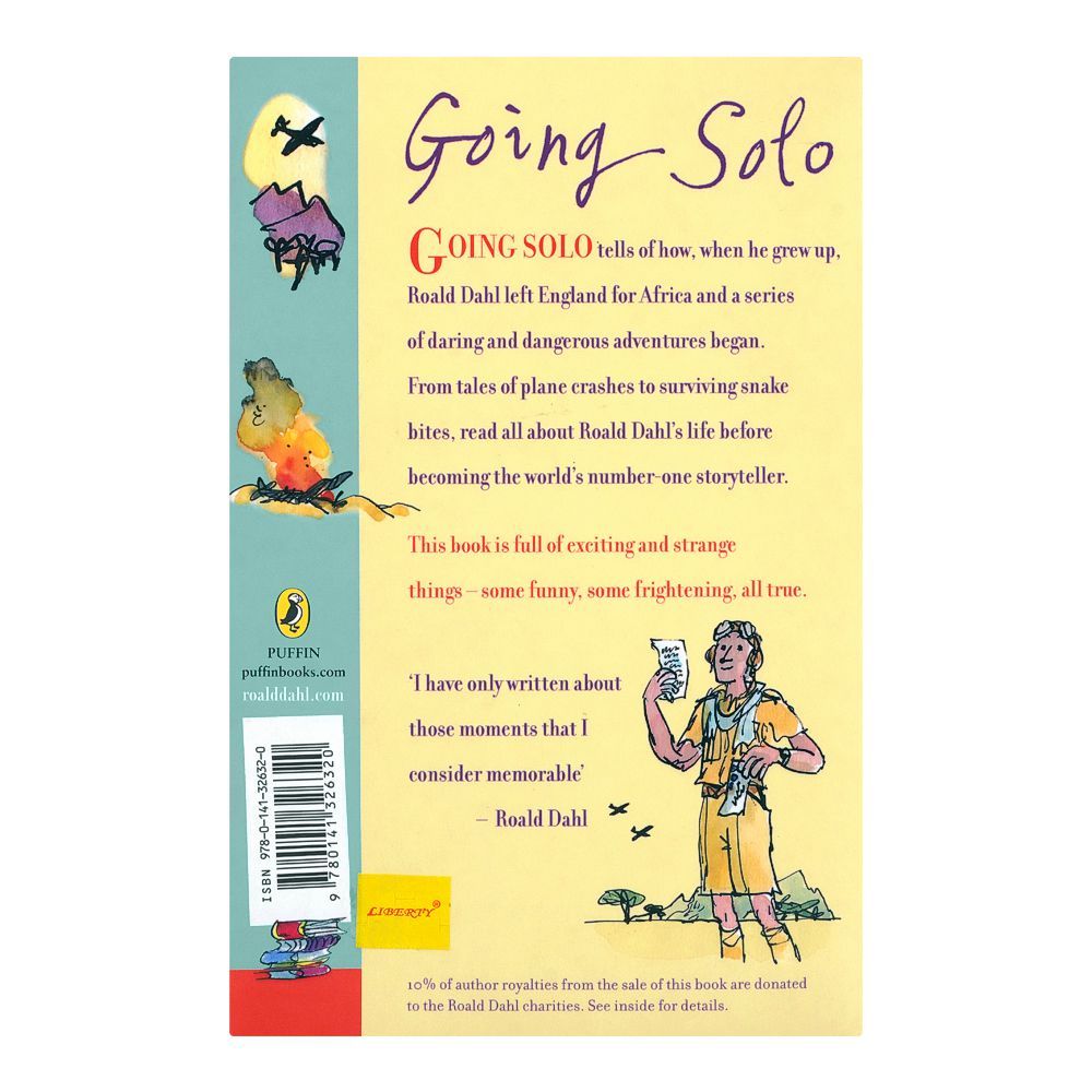 Purchase Roald Dahl Going Solo Book Online at Special Price in Pakistan ...
