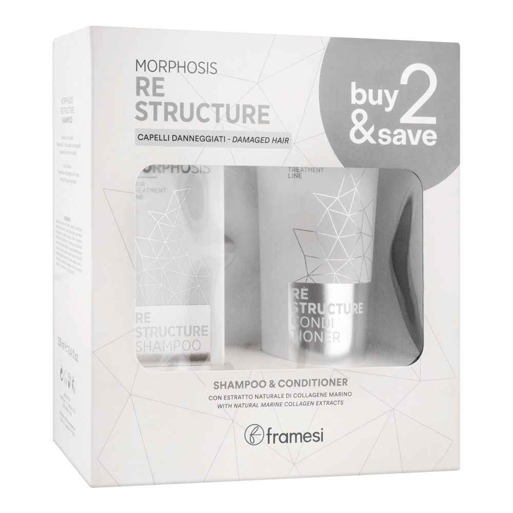 Buy Framesi Morphosis Re Structure Shampoo & Conditioner Pack, 2x250ml Online at Best Price in ...