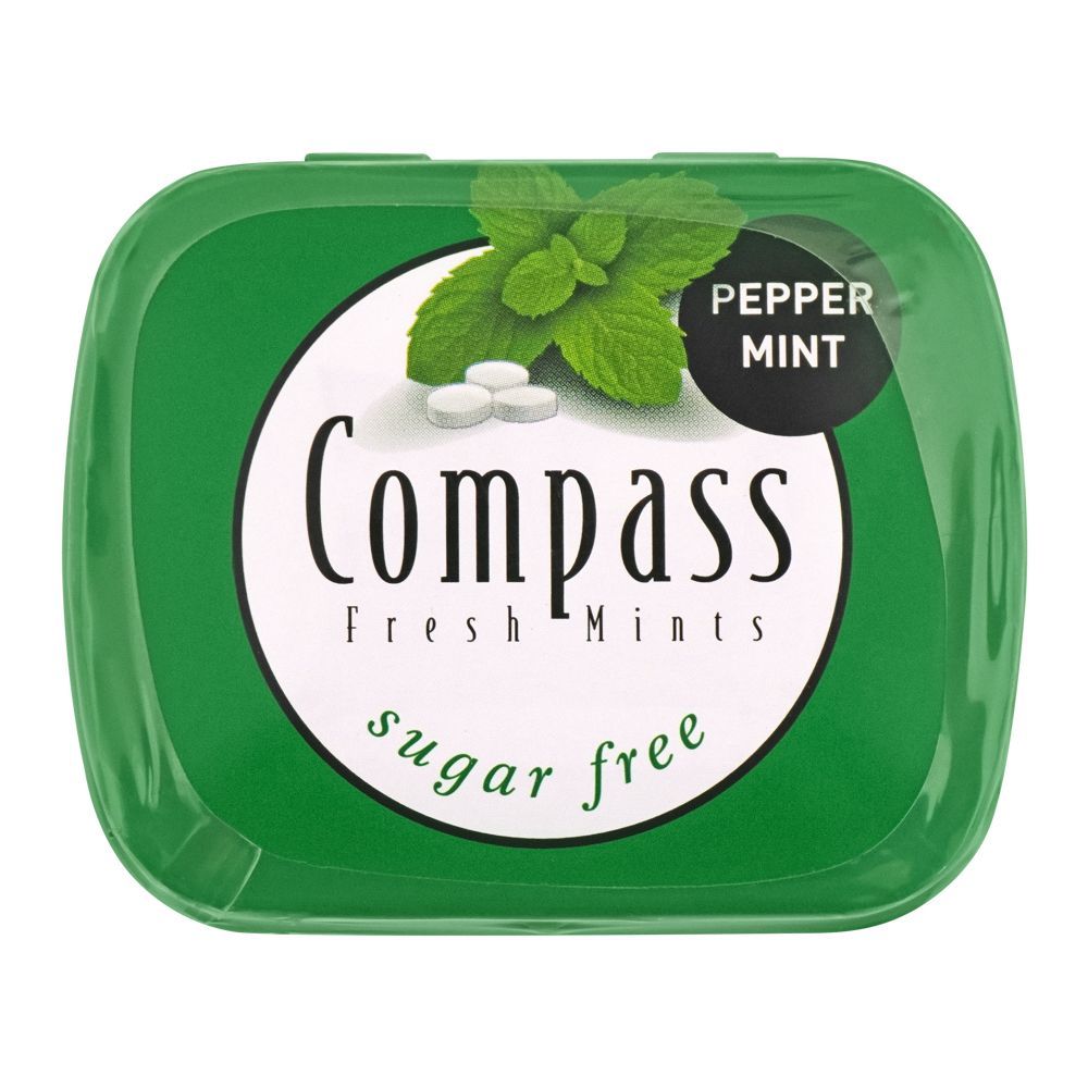 Buy Compass Fresh Mints, Peppermint, Sugar-Free, 14g Online at Best ...