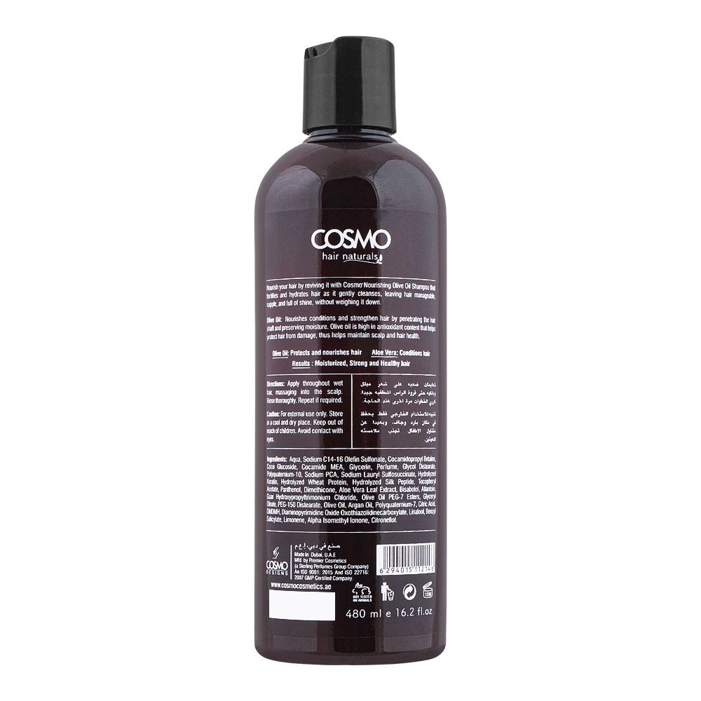 Purchase Cosmo Hair Naturals Nourishing Olive Oil Shampoo, Healthy ...