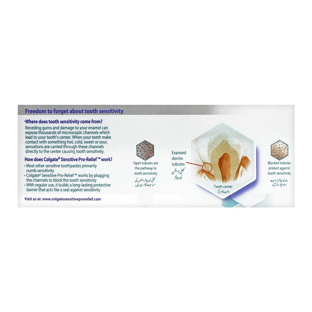 Buy Colgate Sensitive Pro-Relief Original Tooth Paste, 100g + 50g, 50% ...