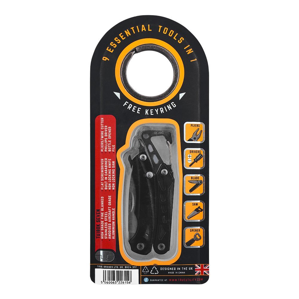Purchase True Utility Seven Knife/Saw/Pliers/ Drivers Tool Kit, TU180K ...