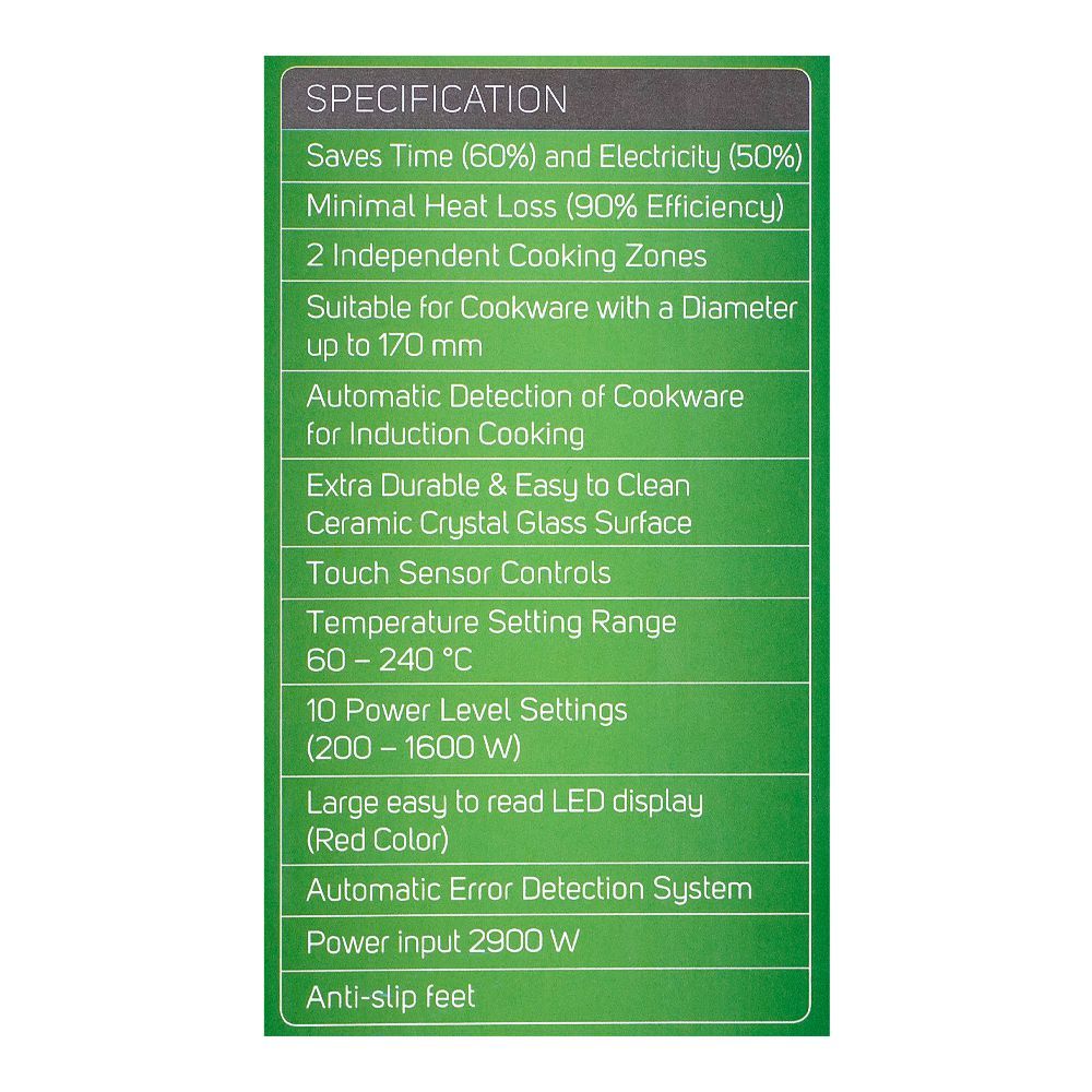 Buy Sencor Induction Cooker, 2900W, SCP-5404GY Online at Special Price ...