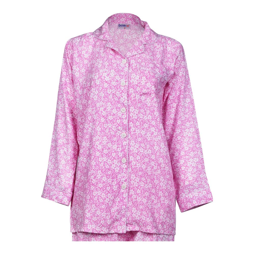 Order Basix Women's Loungewear Baby Pink N White Flora, 2 Piece Set, LW ...