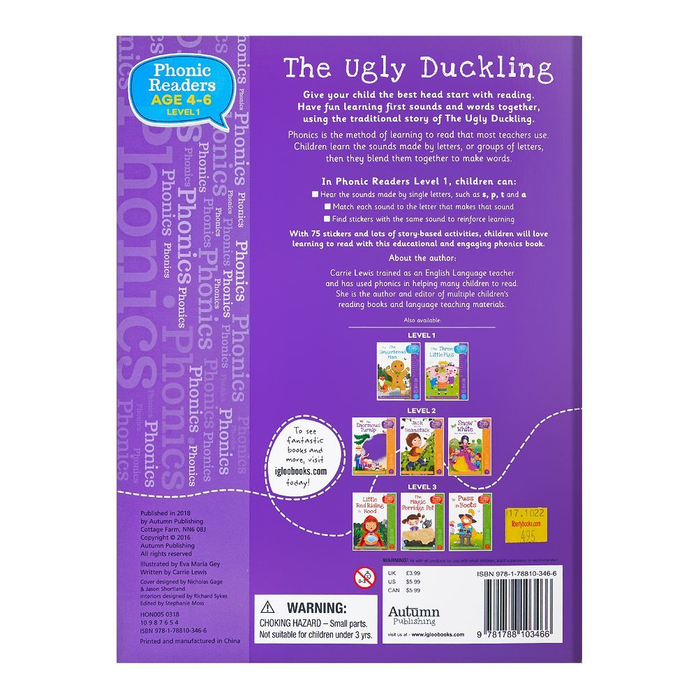 Buy The Ugly Duckling Stickers, Book Online at Special Price in ...