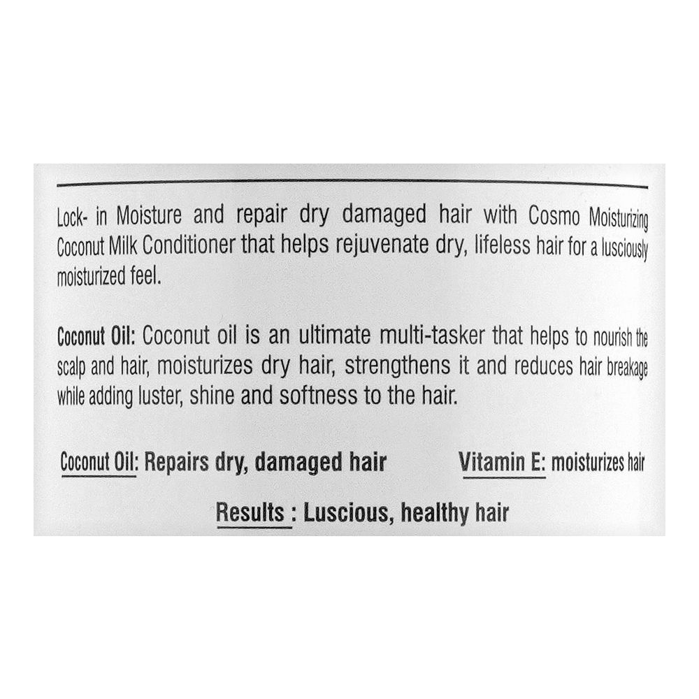 Purchase Cosmo Hair Naturals Moisturizing Coconut Milk Conditioner ...