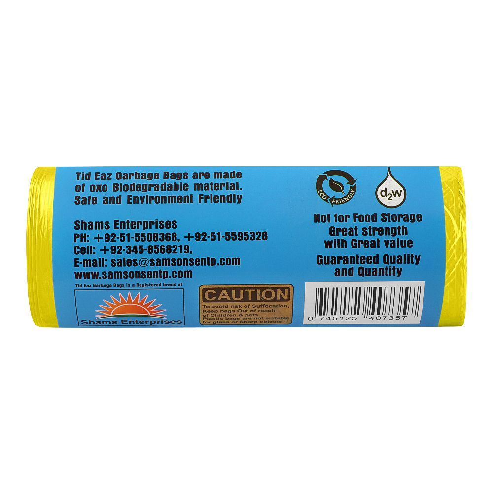 Purchase Tid Eaz Garbage Bags No. 15, Large, Refuse Sacks, 30x36 Inches ...