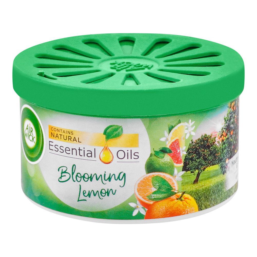 Order Airwick Essential Oils Blooming Lemon Freshener Gel, Tin, 70g ...